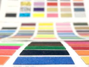 Available Personalisation Colours - Garment Printing